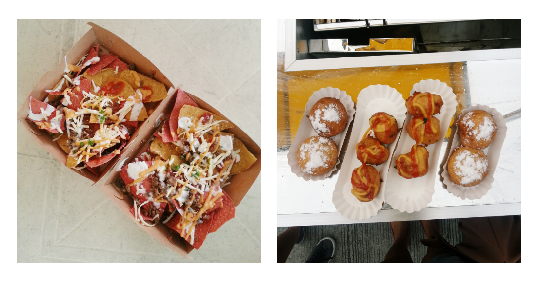 Manillenials | nachos fried oreos mini corndogs